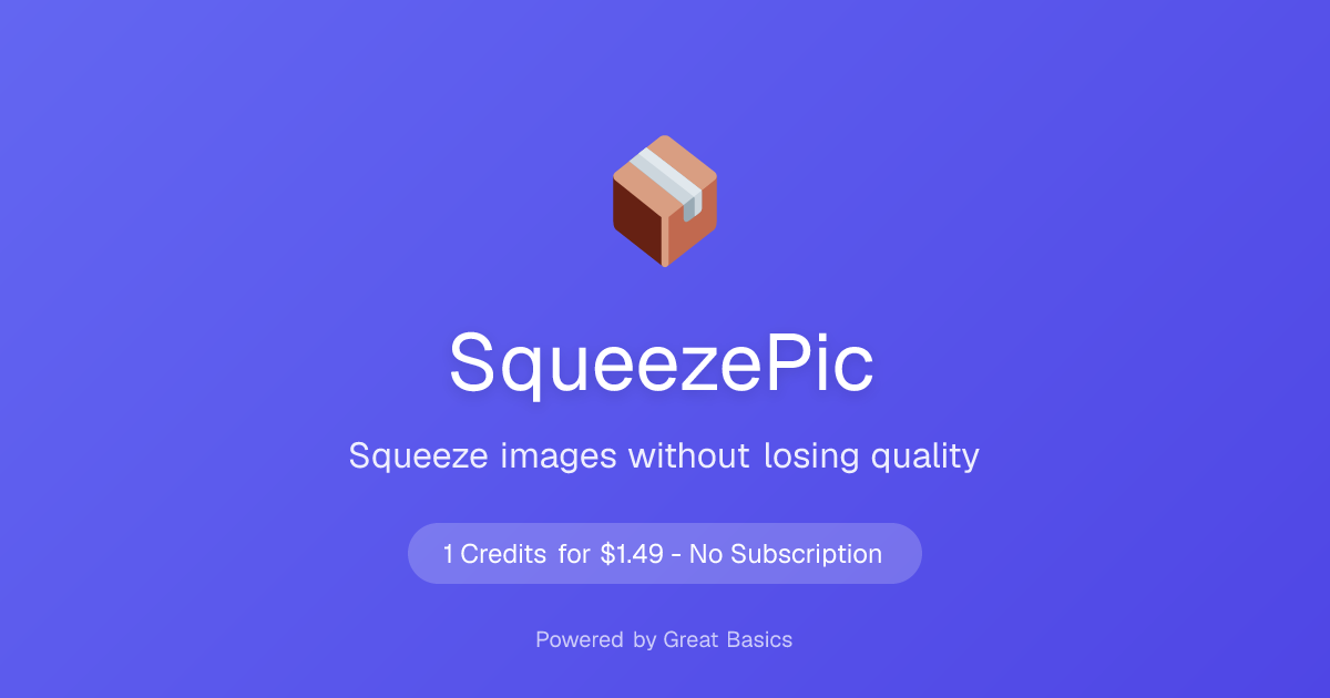 Compress Images Online | SqueezePic - Reduce Image Size
